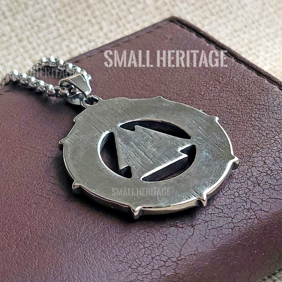 Viking Valknut Necklace Stainless Steel Norse Amulet