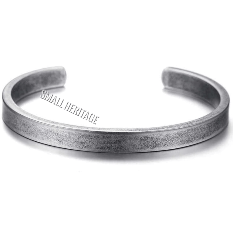 Viking Cuff Stainless Steel Bracelet Ancient Style Bangle Men